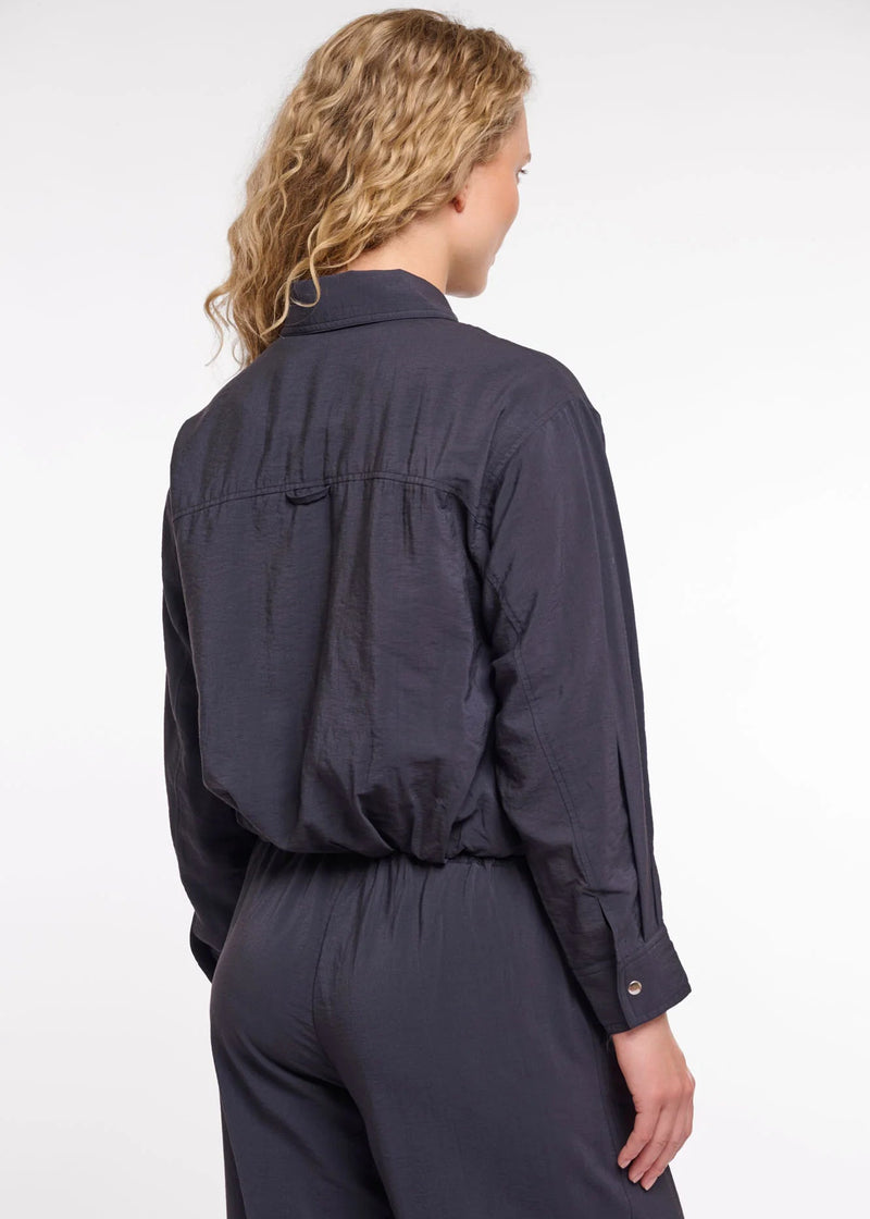 Auda Blouson Jacket - Dark Navy – Feather And Stone Boutique